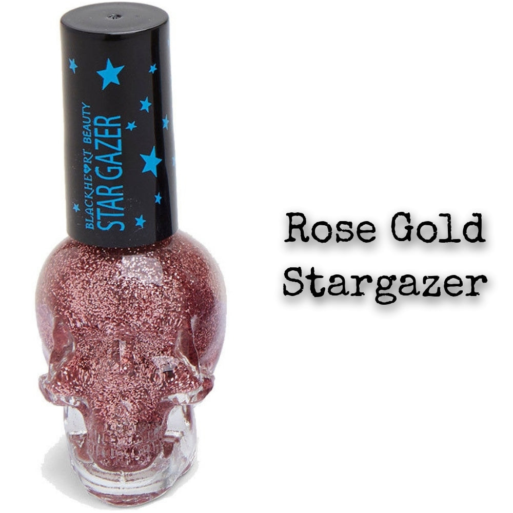 NEW Blackheart Beauty Stargazer Nail Polish SKULL .4 oz - YOU CHOOSE ...