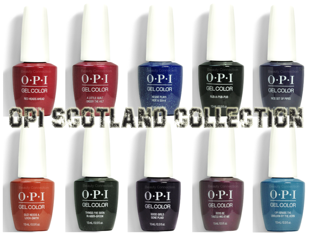 OPI Scotland Collection Fall 2019 GelColor Soak-Off Gel Nail Polish *C ...